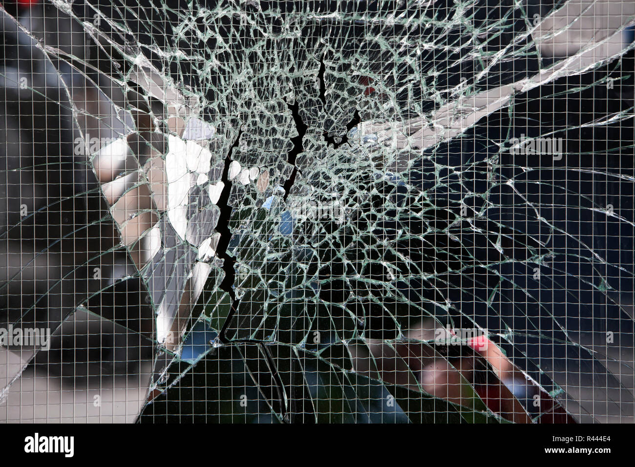 Broken glass city life hi-res stock photography and images - Alamy