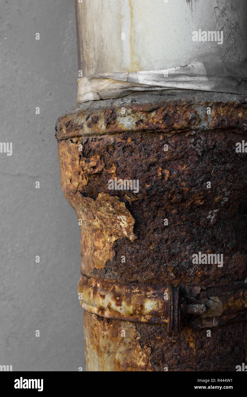 Damaged rain gutter hi-res stock photography and images - Alamy