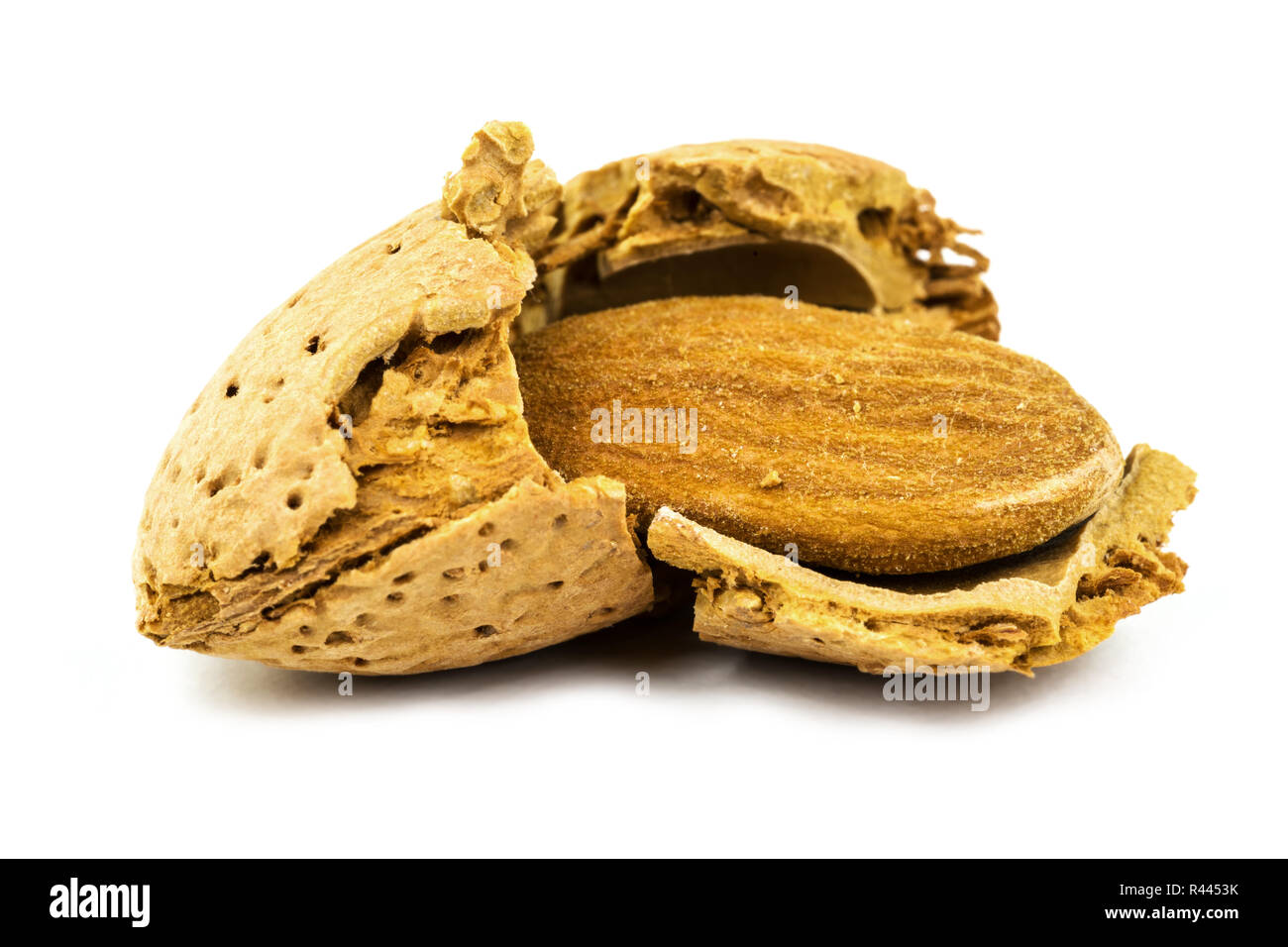 almond with broken shell Stock Photo - Alamy