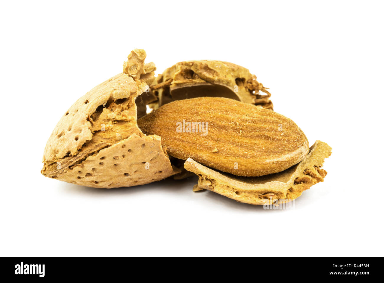 almond with broken shell Stock Photo - Alamy