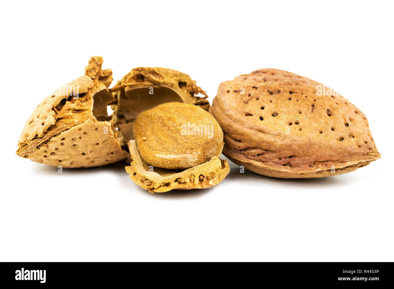 almond with broken shell Stock Photo - Alamy