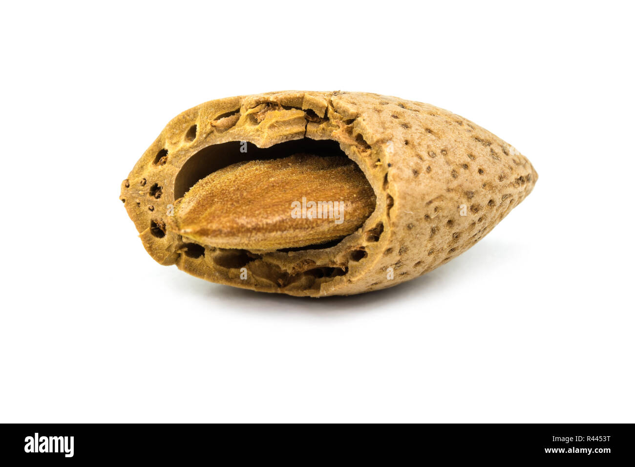 almond with broken shell Stock Photo - Alamy