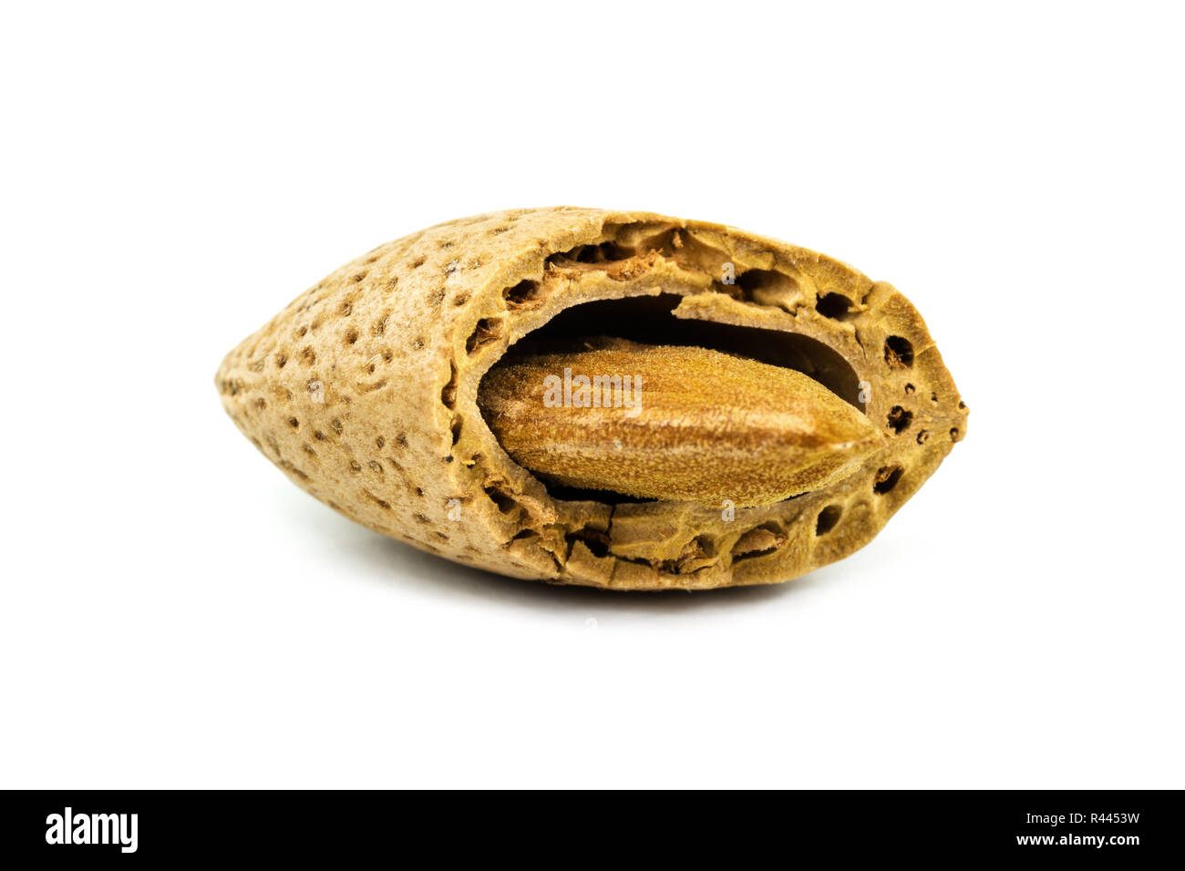 almond with broken shell Stock Photo - Alamy