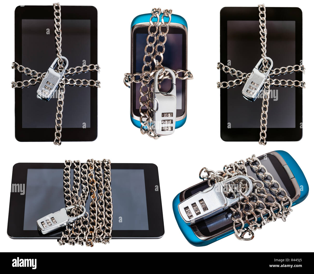 Mobile phone locked Cut Out Stock Images & Pictures - Alamy