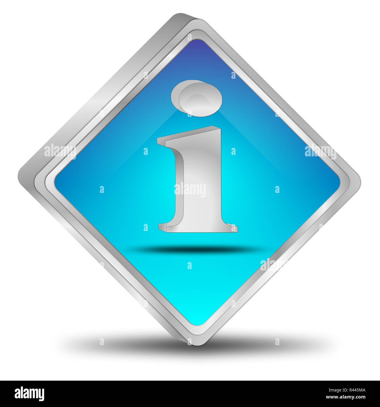 Info isolated reflection button hi-res stock photography and images - Alamy