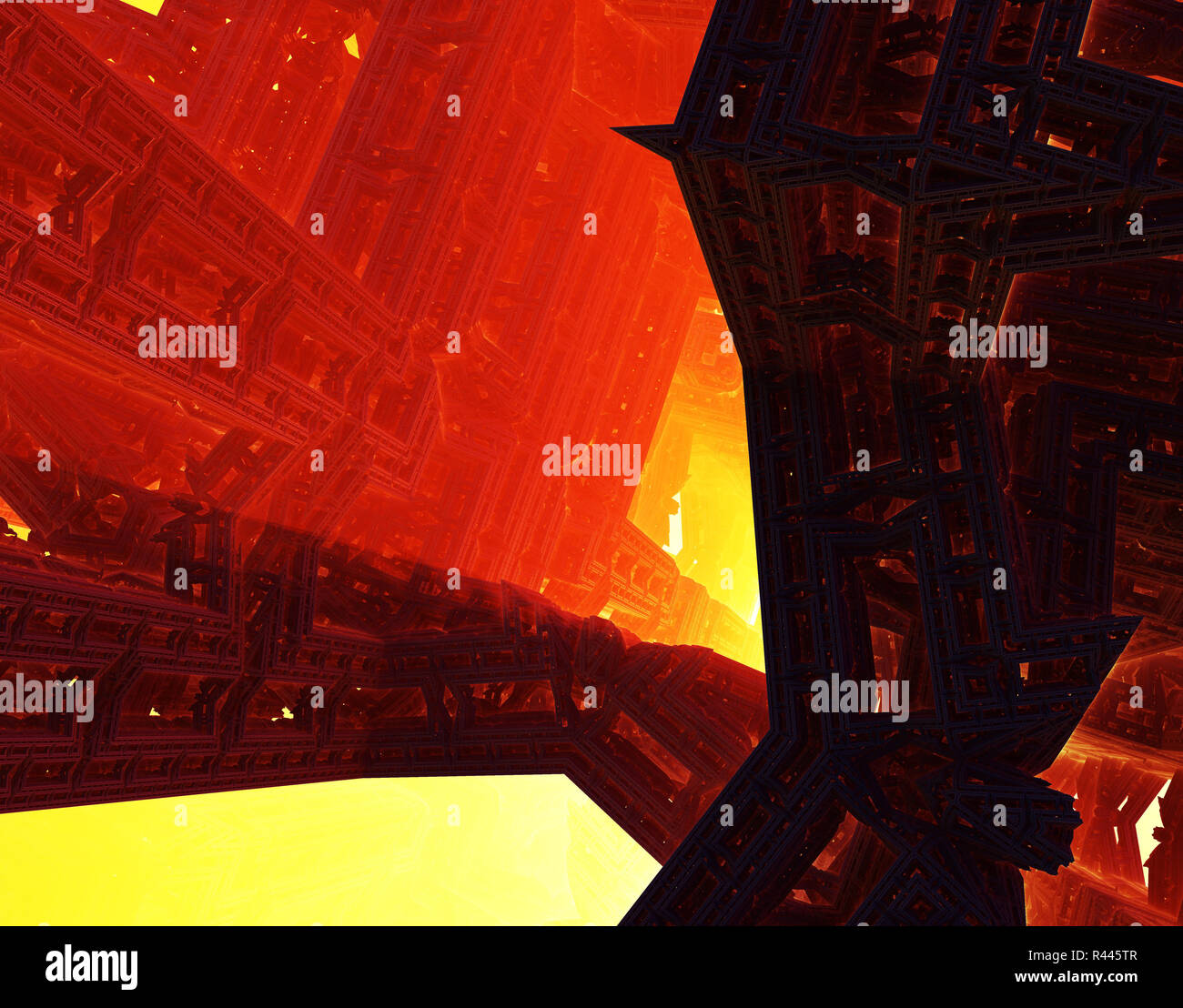 fractals computer graphics Stock Photo - Alamy