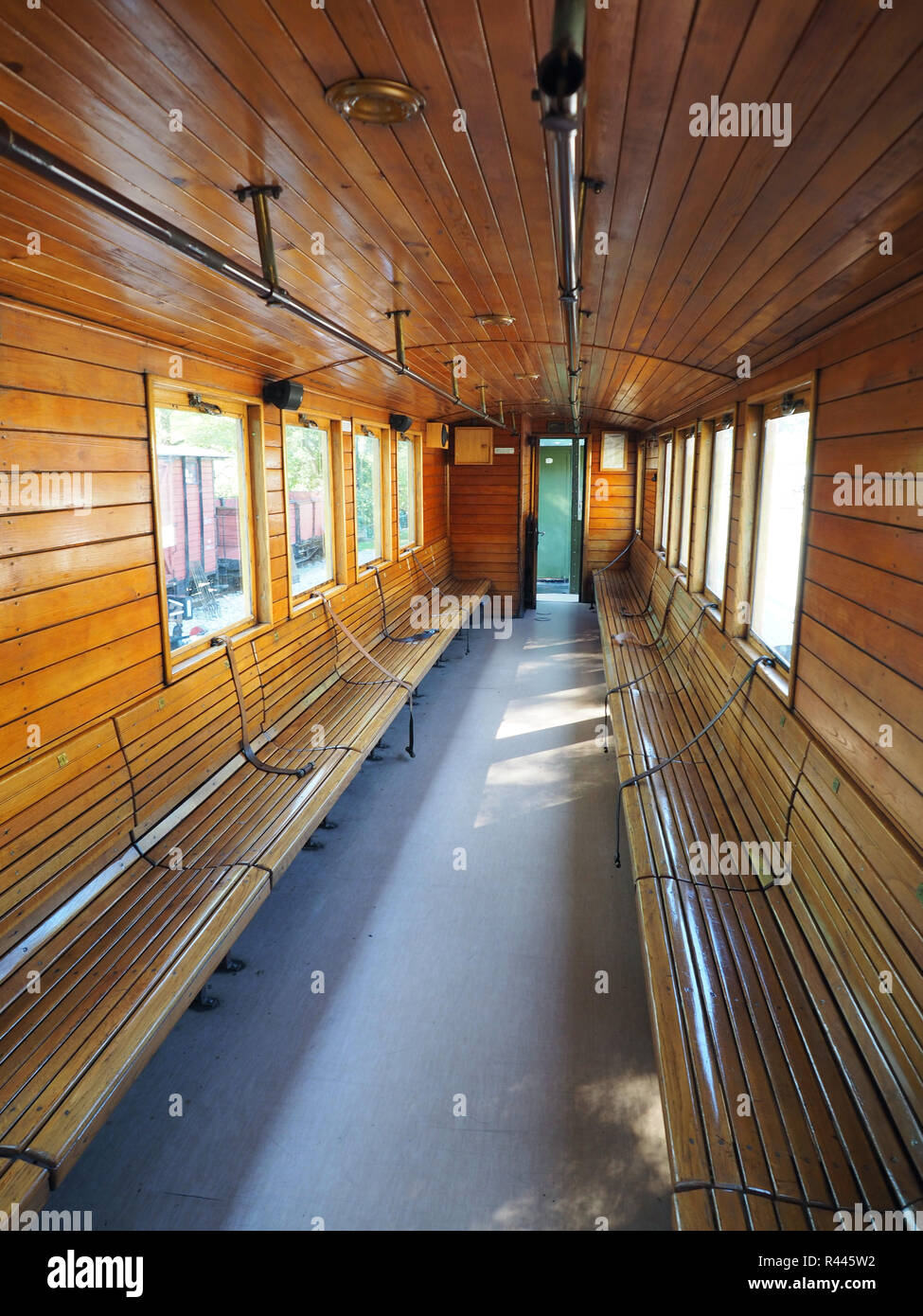 interior of luxury old train carriage Stock Photo - Alamy