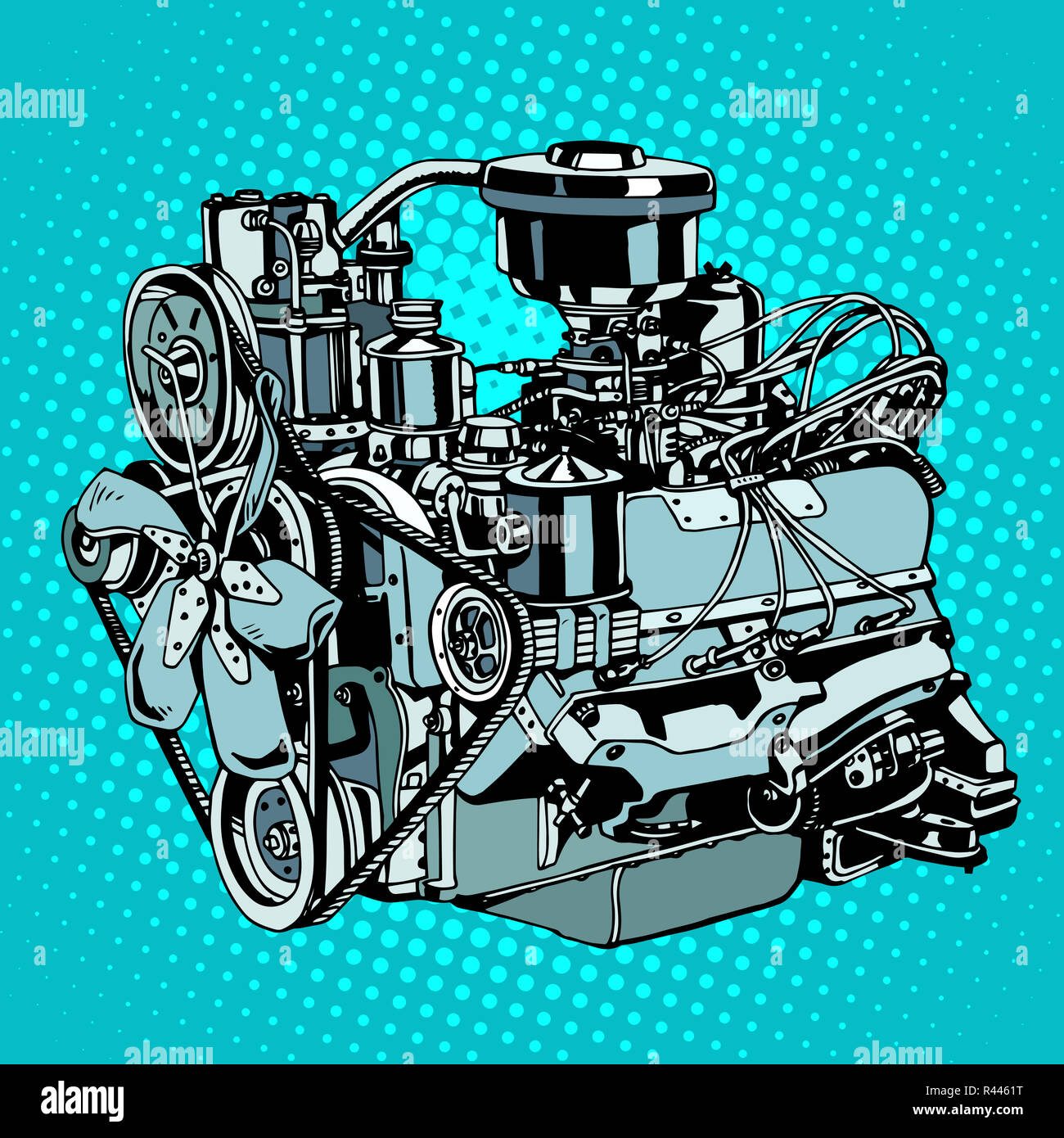 Vintage Motor Racing Illustration Stock Photos & Vintage Motor Racing ...