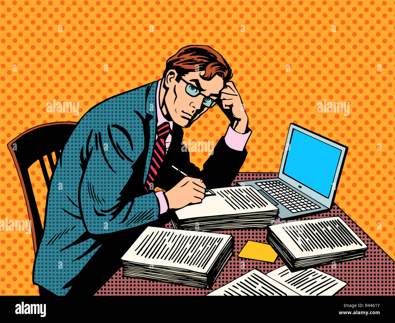 Thesis cartoon hi-res stock photography and images - Alamy