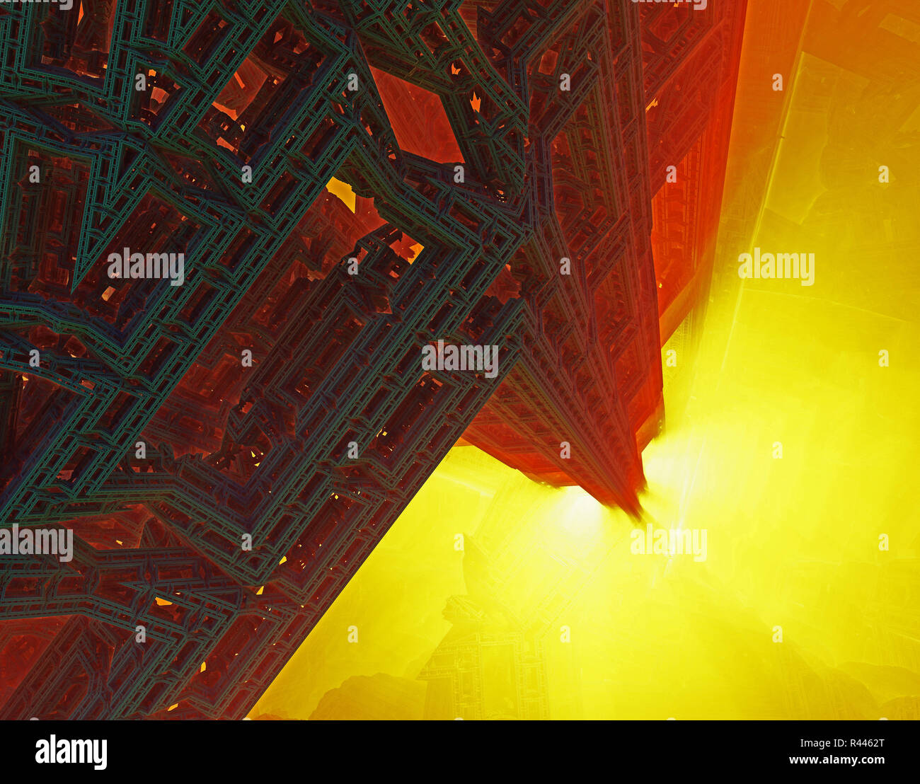 fractals computer graphics Stock Photo - Alamy