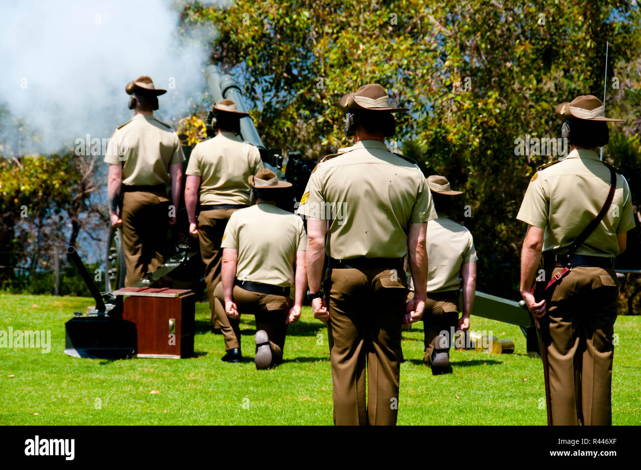 Remembrance Day Gun Salute Stock Photo - Alamy
