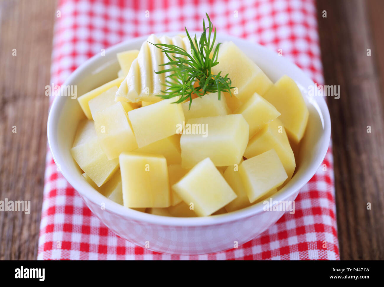 Diced boiled potato hi-res stock photography and images - Alamy