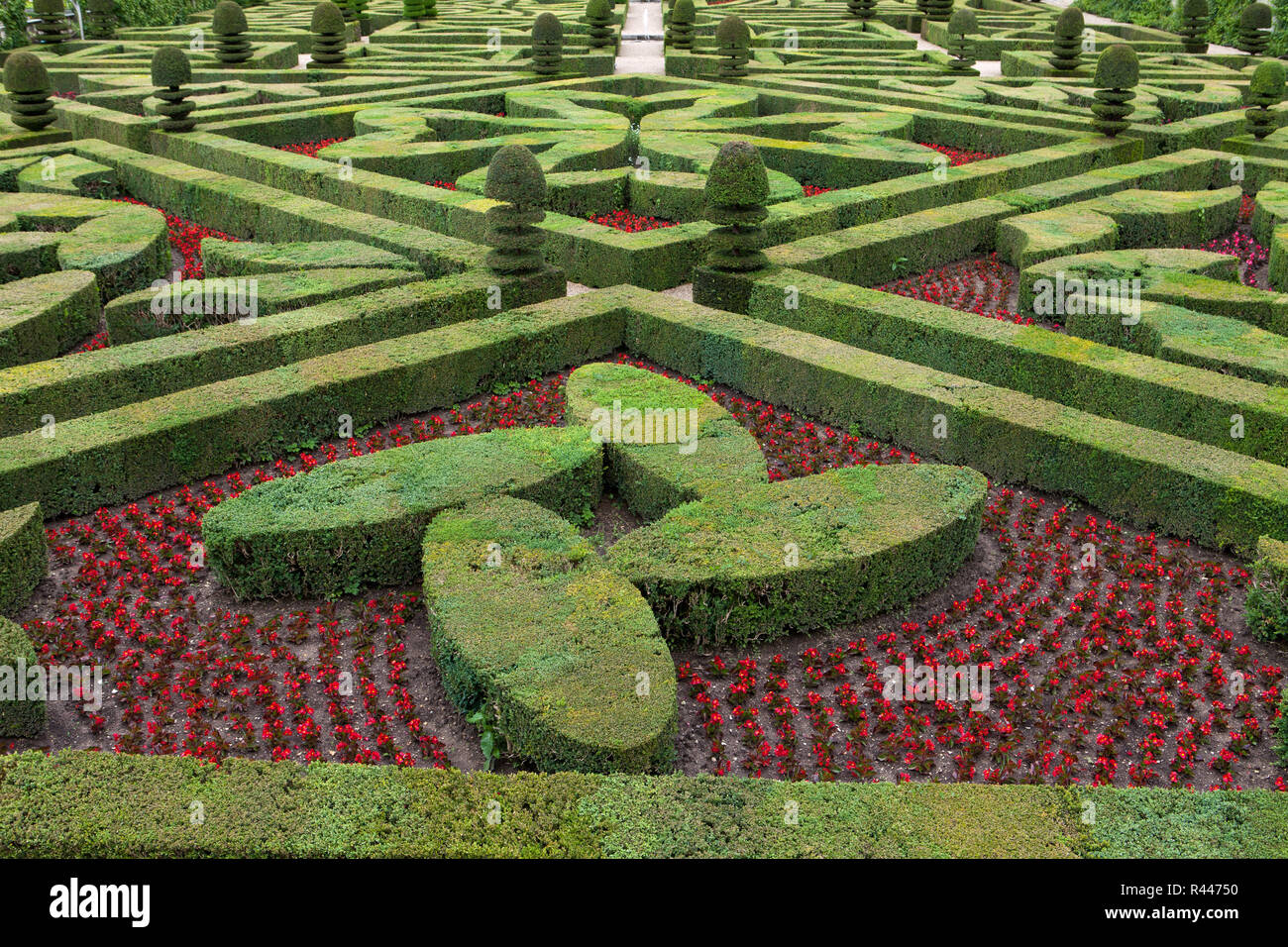 Splendid, decorative gardens at castles in France Stock Photo - Alamy