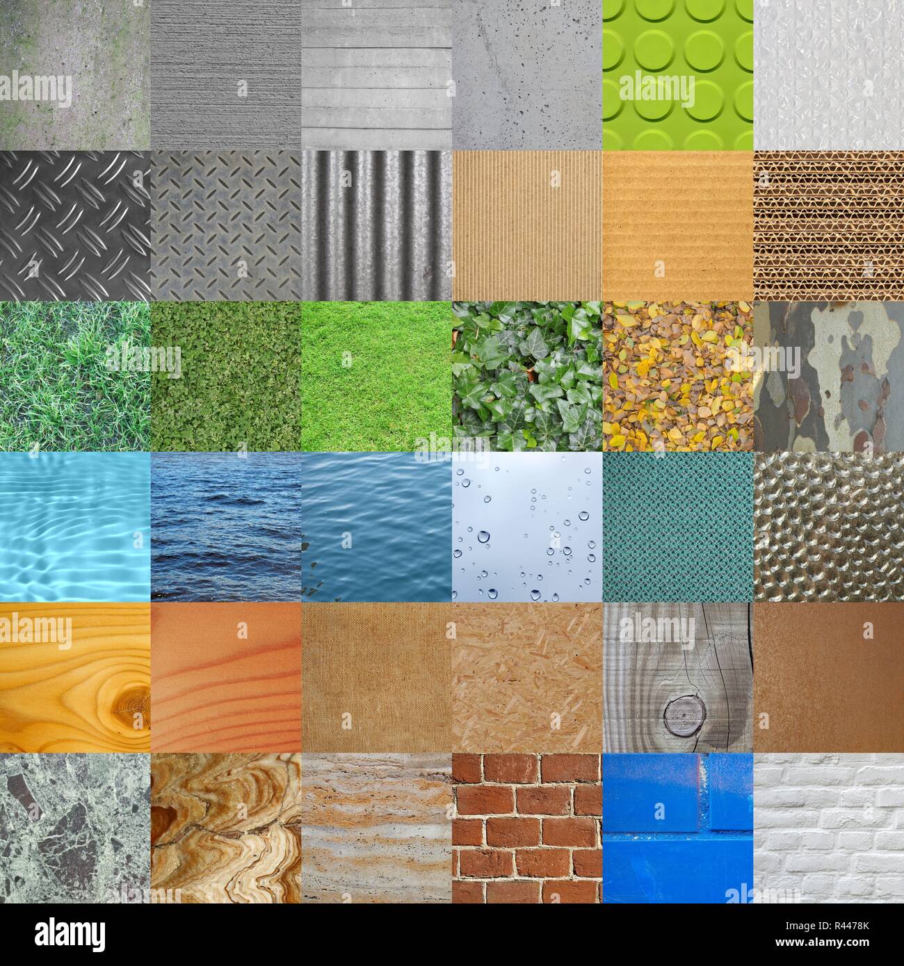 Set of textures Stock Photo - Alamy