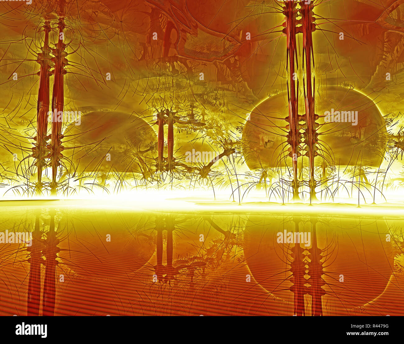 fractals computer graphics Stock Photo - Alamy