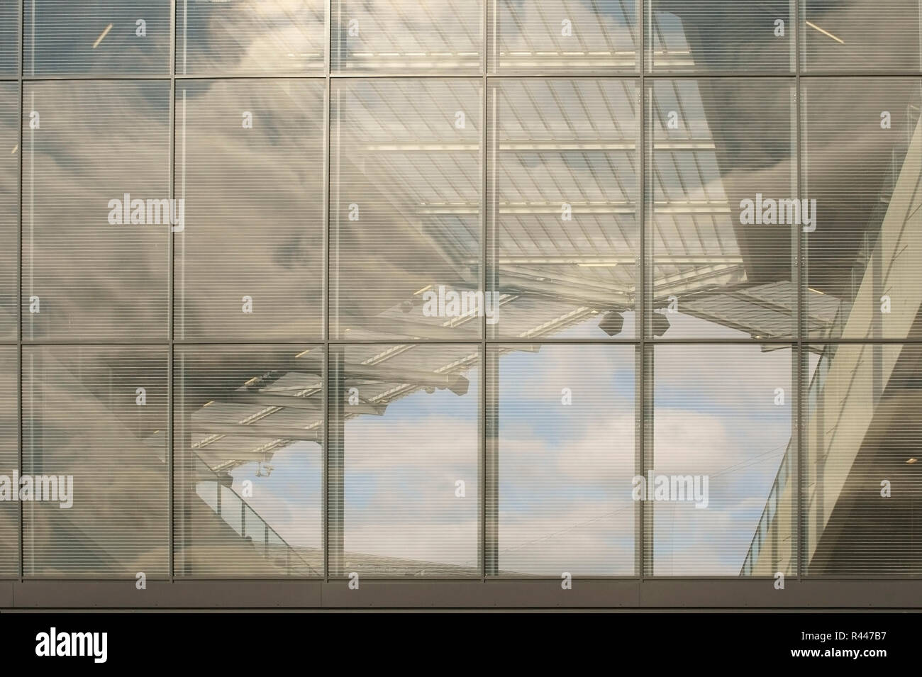 panorama window stadium Stock Photo - Alamy