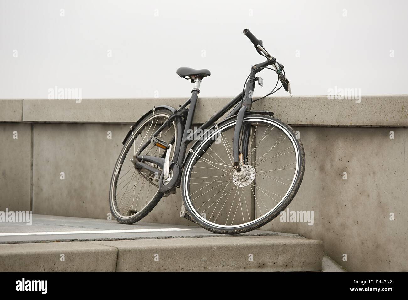 Bicycle on a street Stock Photo - Alamy