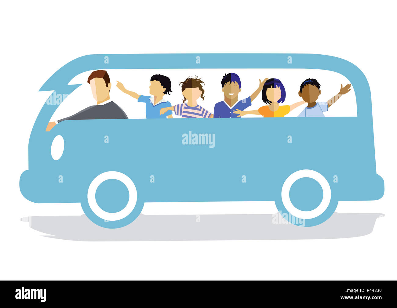 Coach trip children hi-res stock photography and images - Alamy