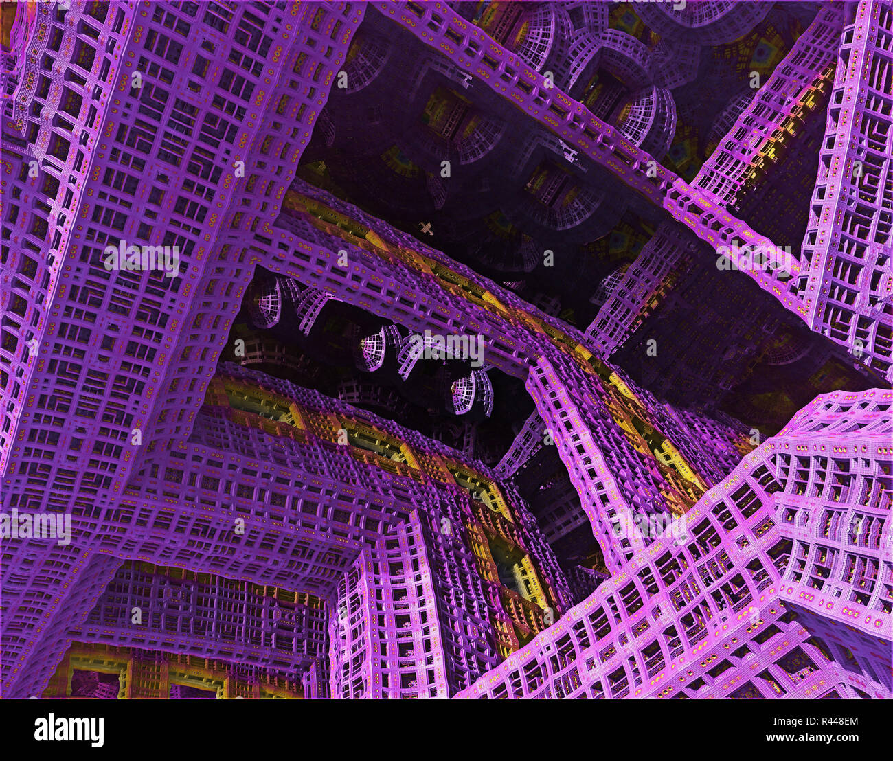 fractals computer graphics Stock Photo - Alamy