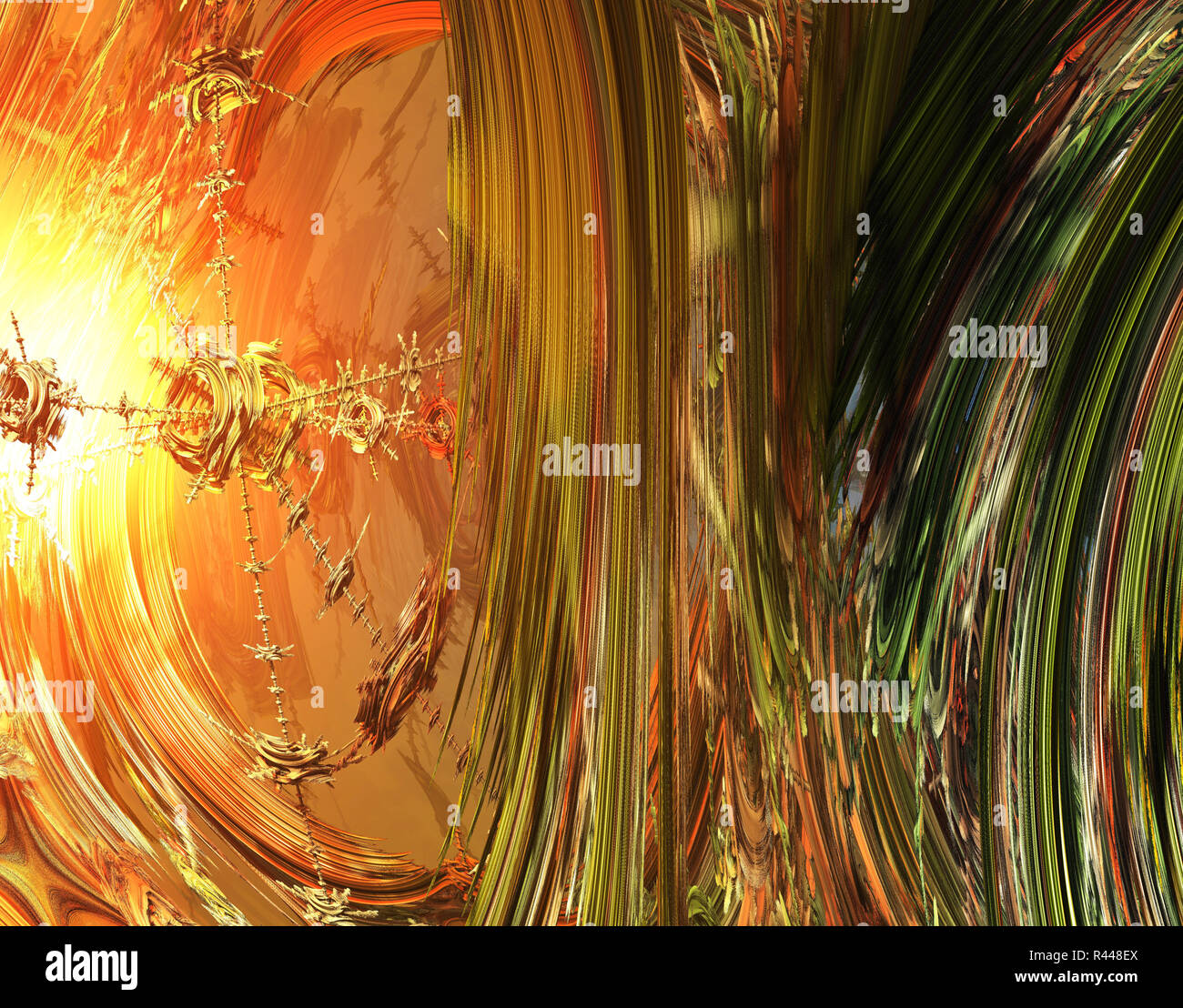 fractals computer graphics Stock Photo - Alamy