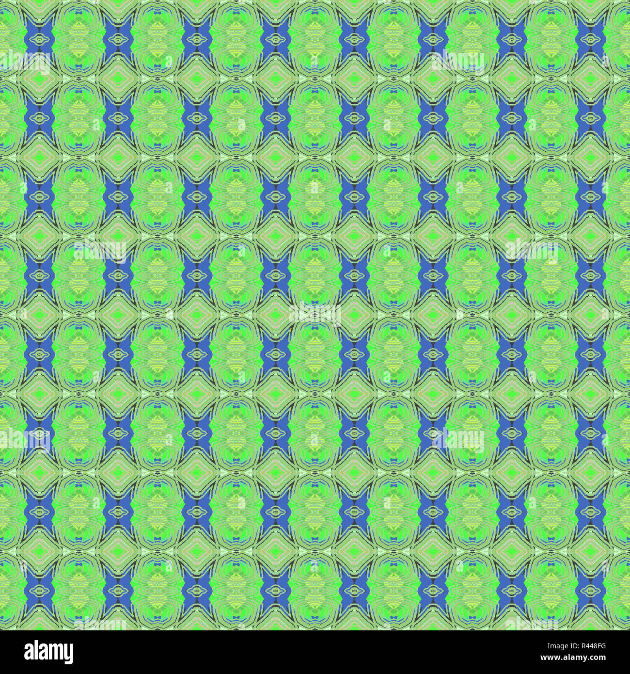 Abstract geometric retro background, seamless ellipses and diamond ...