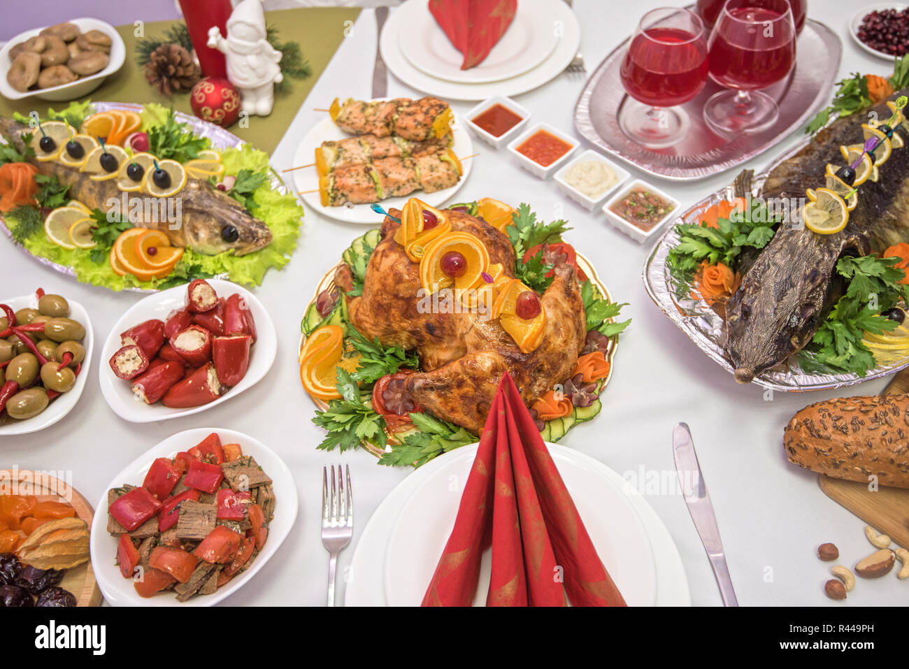 traditional festive food Stock Photo - Alamy