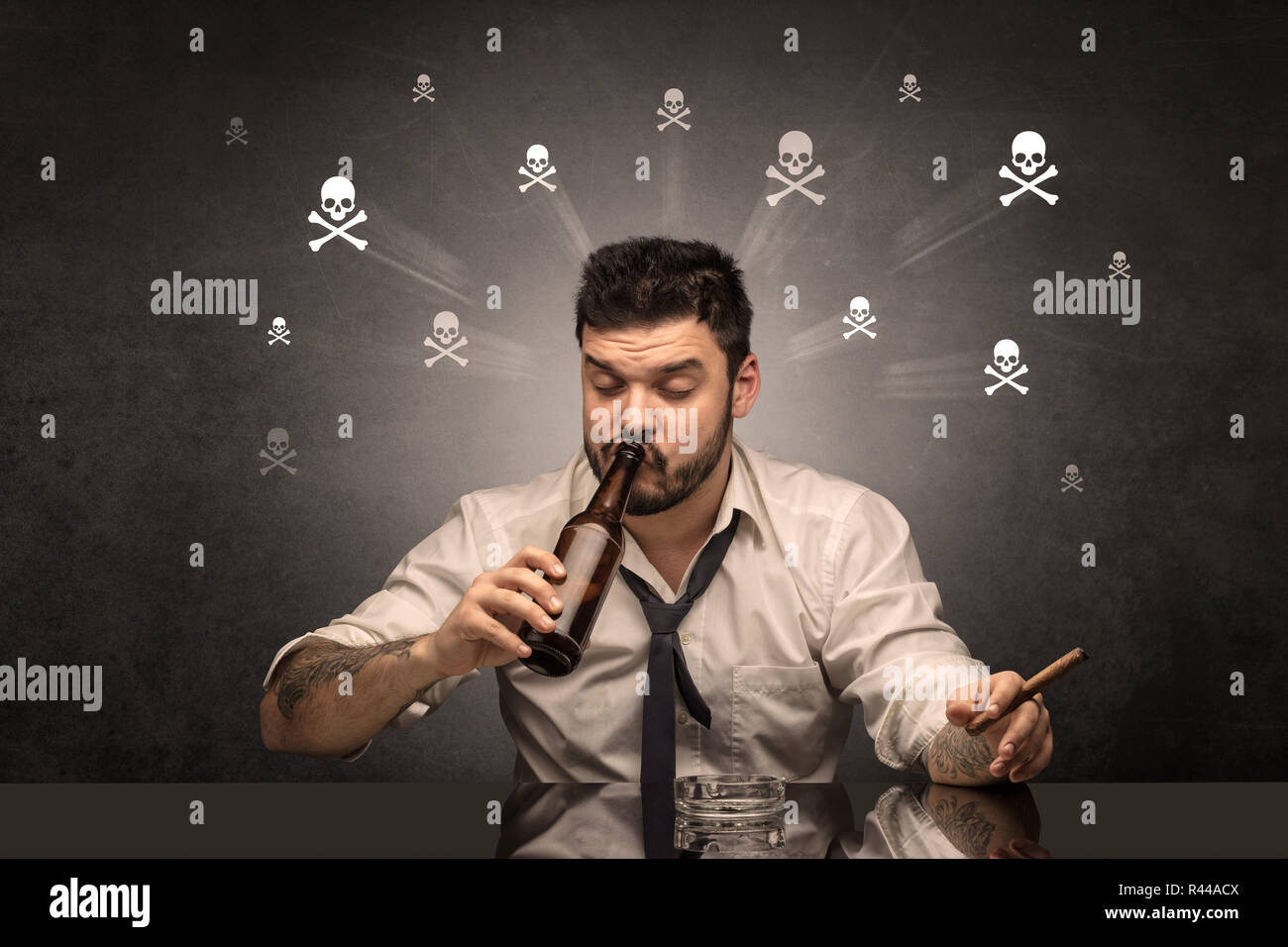 Drunk Skull High Resolution Stock Photography and Images - Alamy
