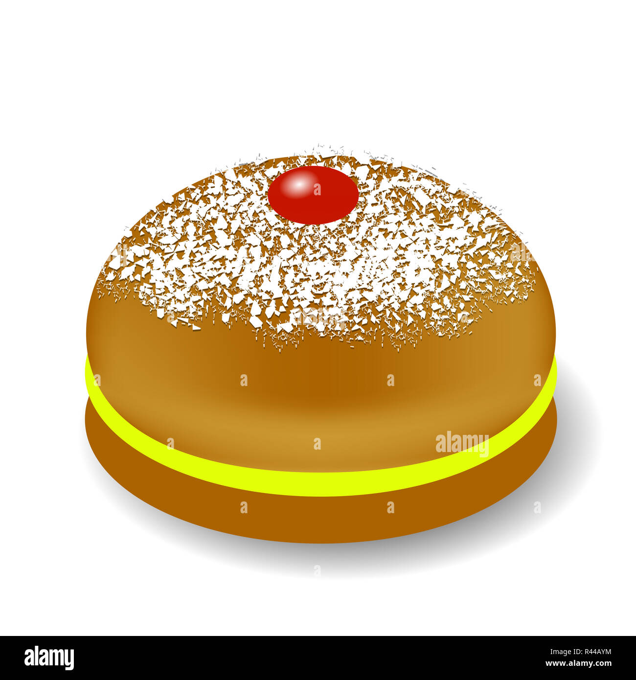 Traditional food hanukkah jelly Cut Out Stock Images & Pictures - Alamy