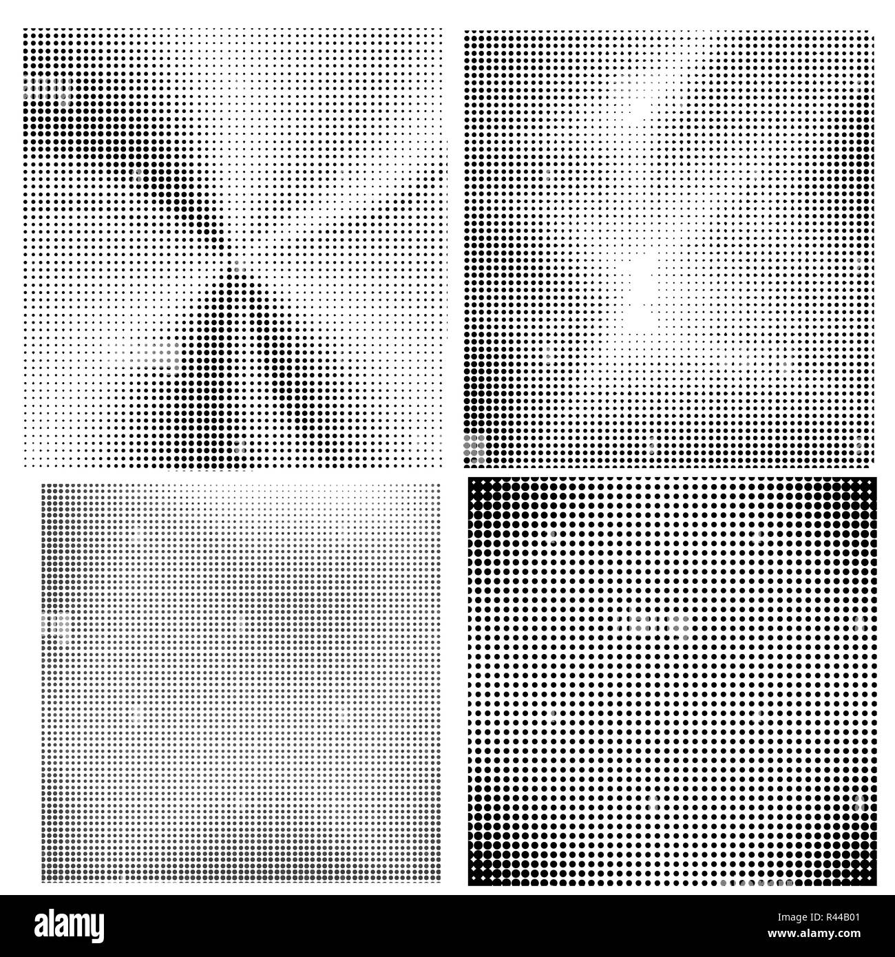 Set of Halftone Dots Stock Photo - Alamy