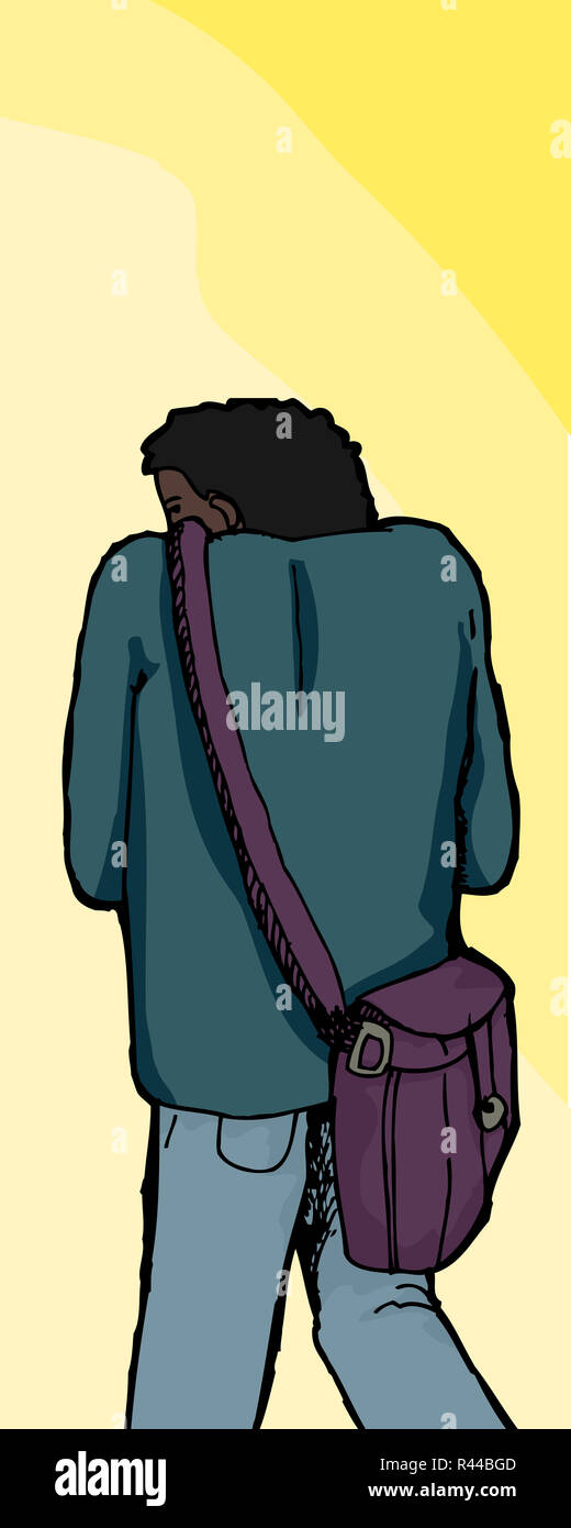 Cartoon single walking hunched over hi-res stock photography and images ...