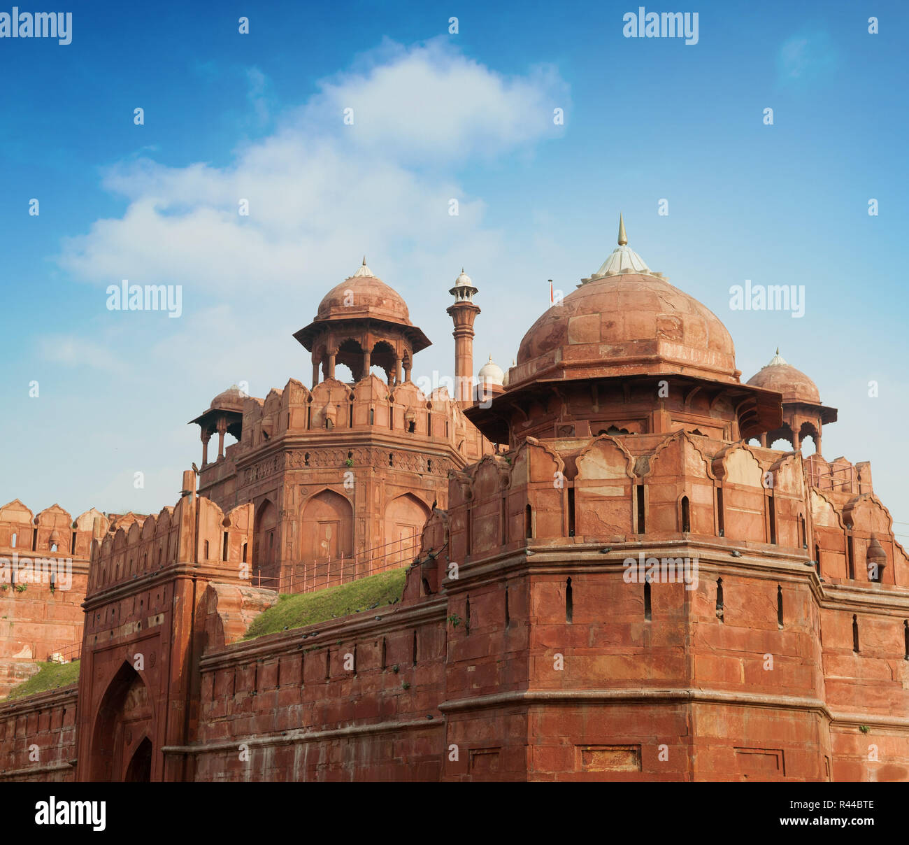The Red Fort outside view Stock Photo - Alamy