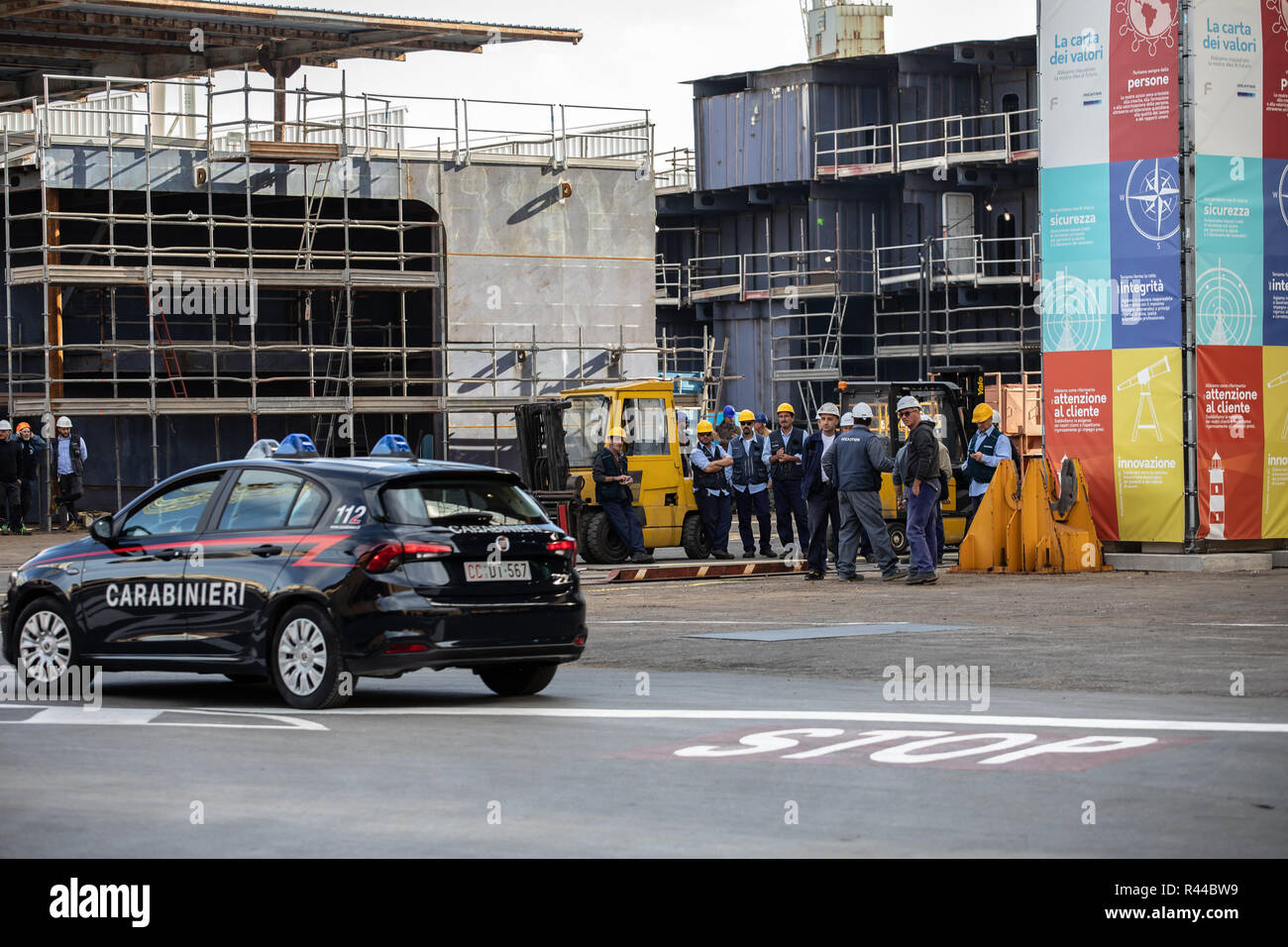 Fincantieri shipyard hi-res stock photography and images - Alamy