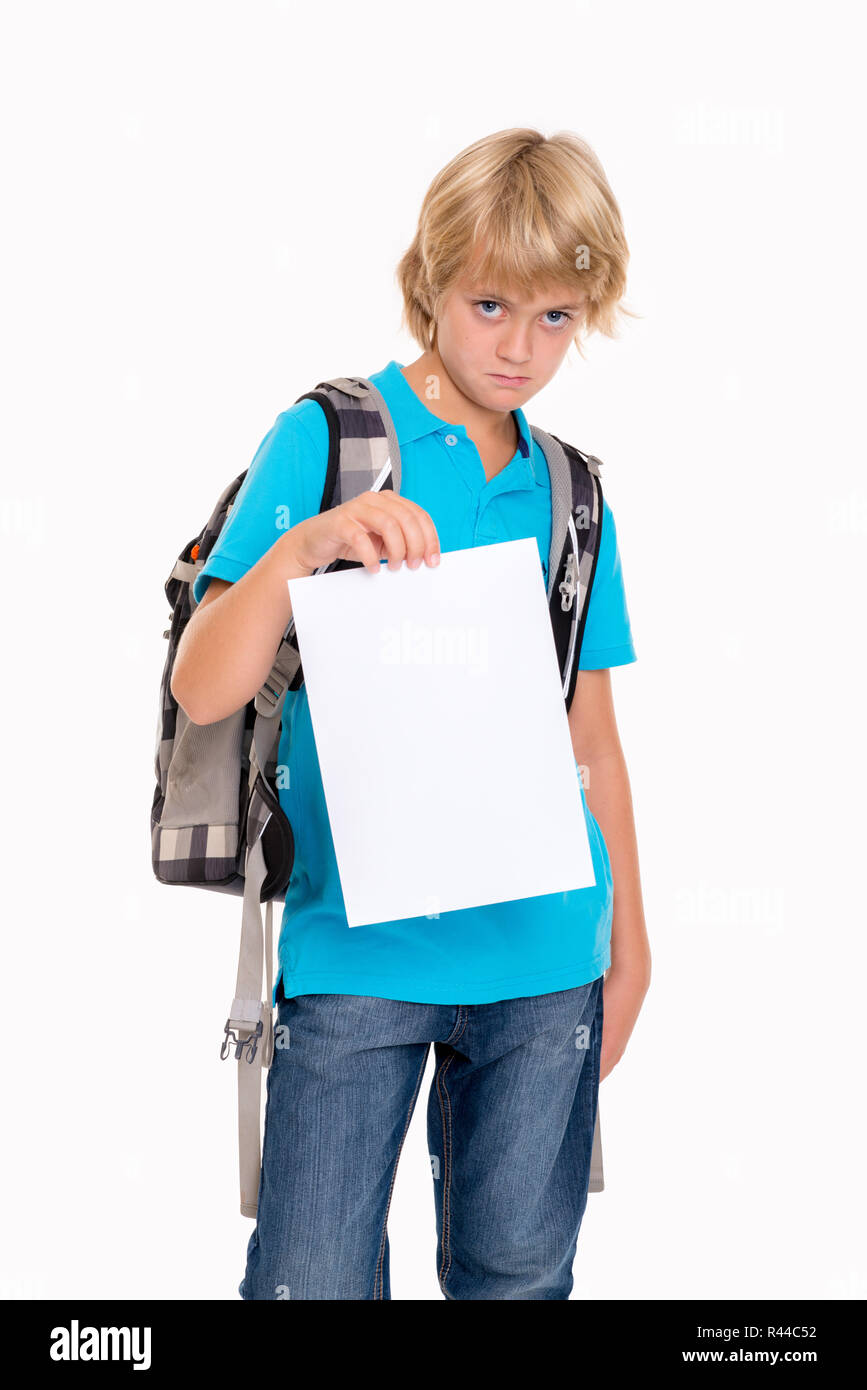 School report card child hi-res stock photography and images - Alamy