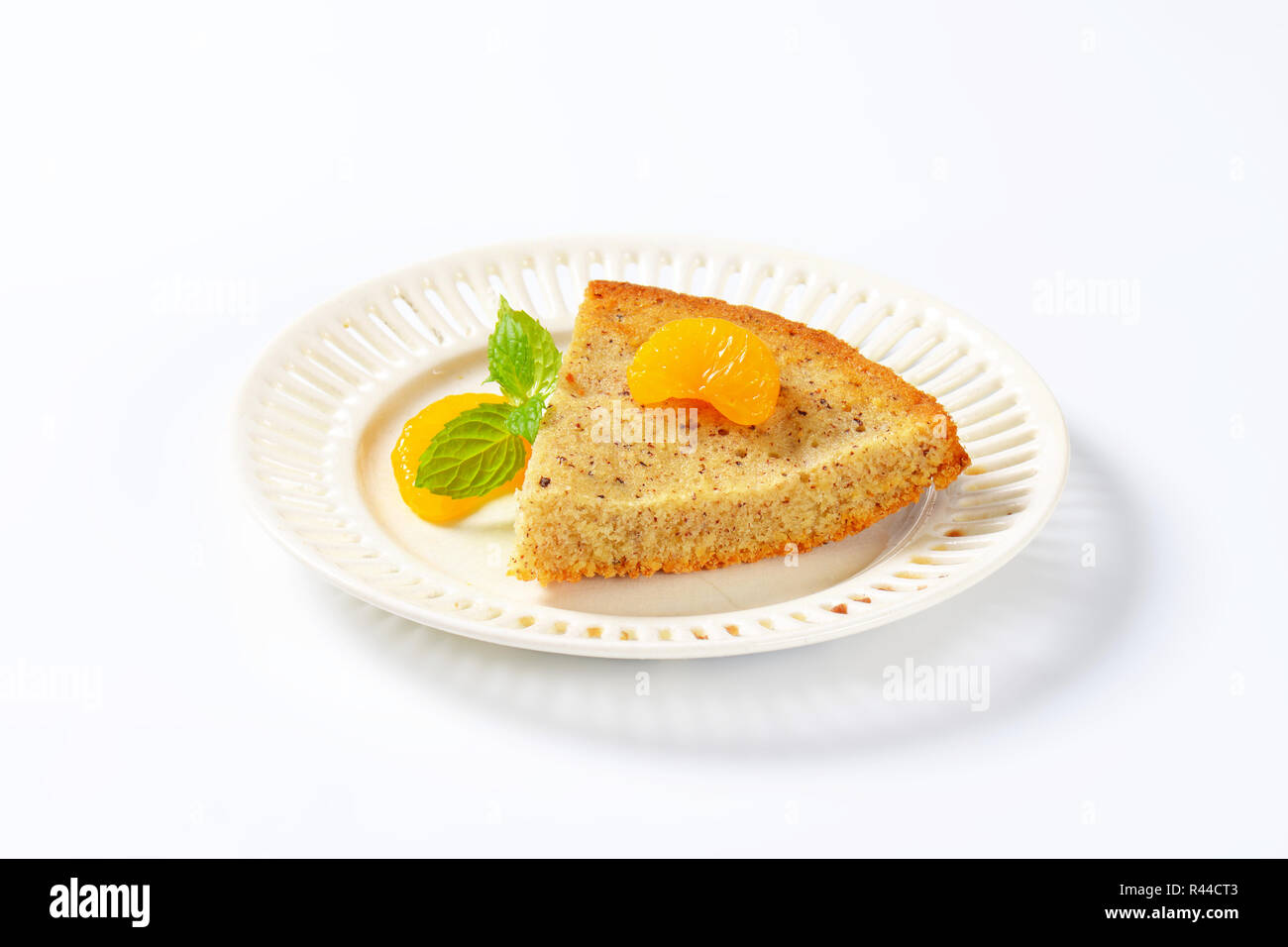 Spiced lemon nut cake Stock Photo - Alamy