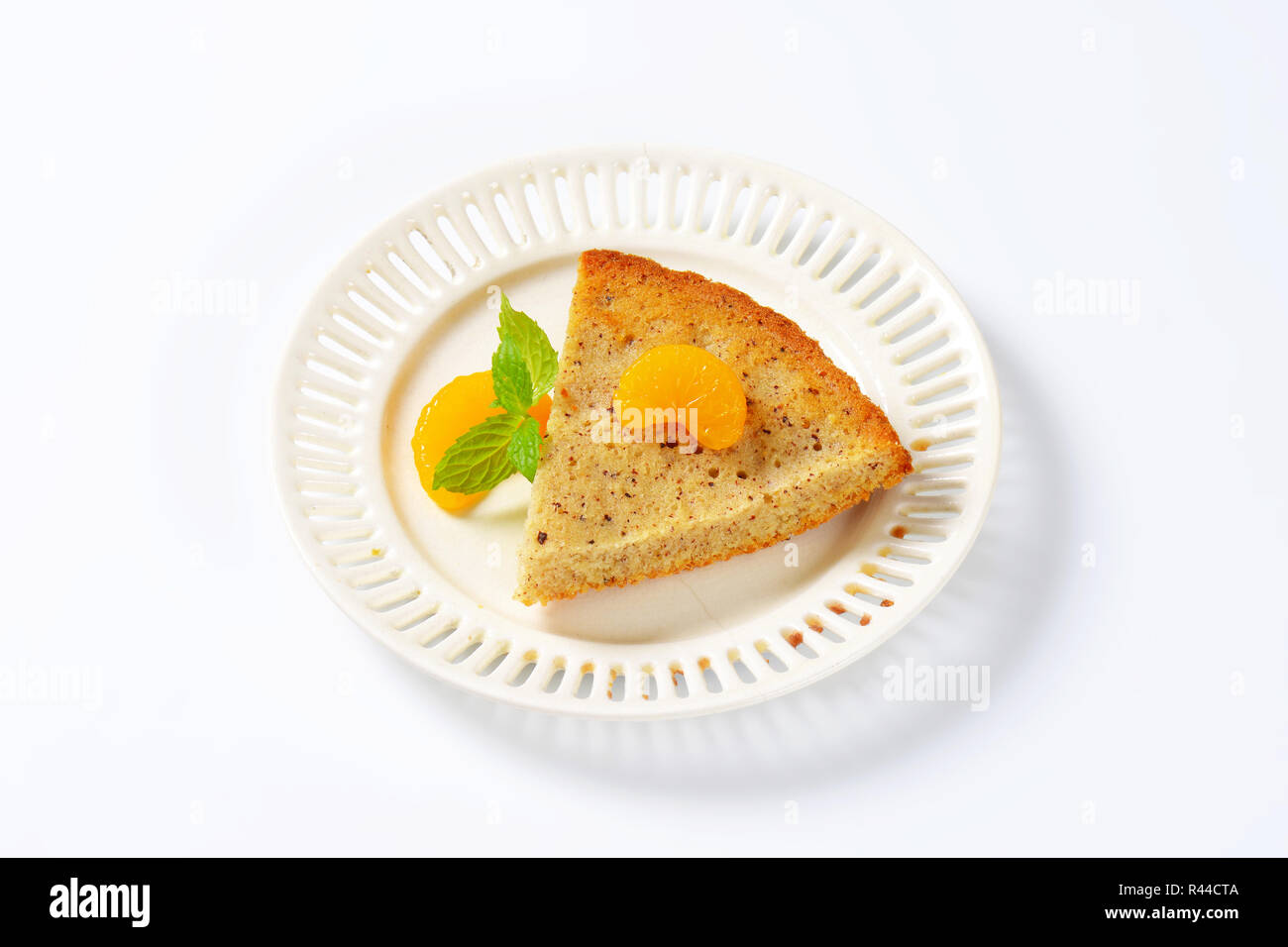 Spiced lemon nut cake Stock Photo - Alamy