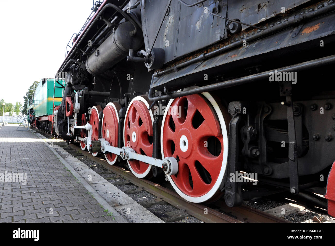 Steam engine driver and wheels hi-res stock photography and images - Alamy
