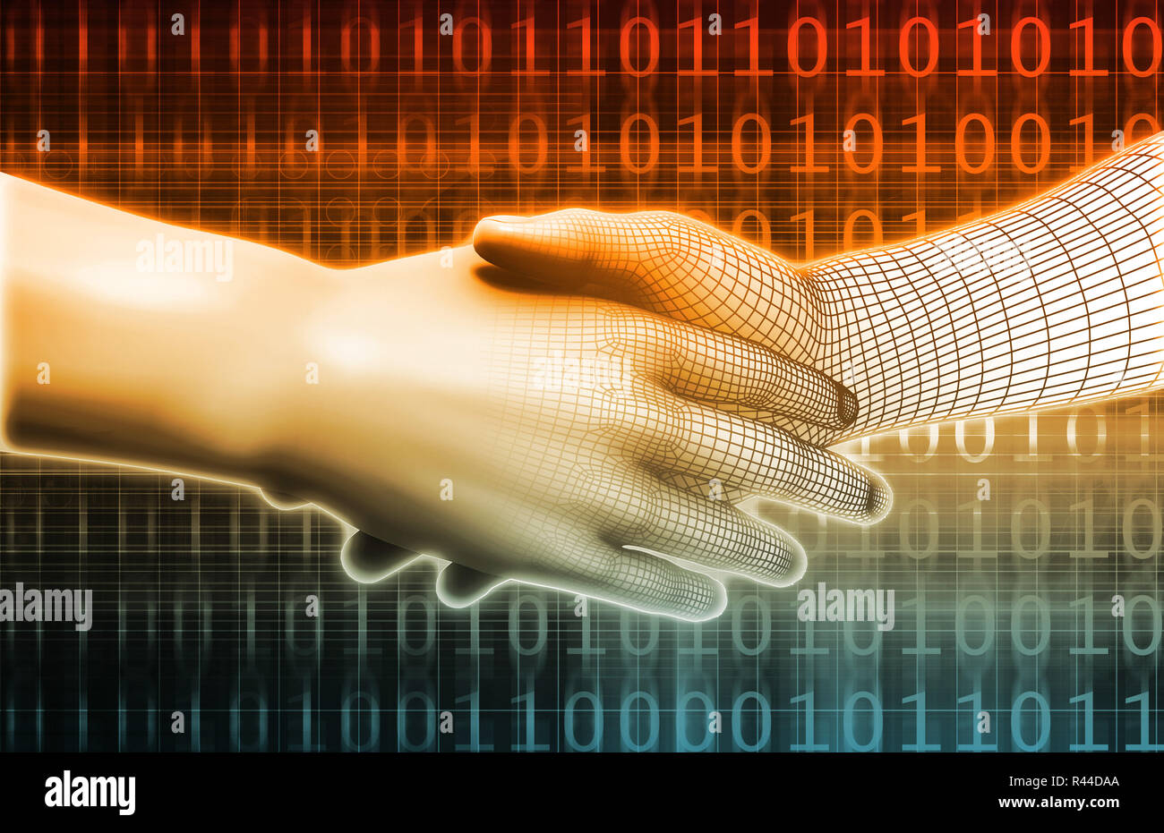 Man Machine Integration Stock Photo - Alamy