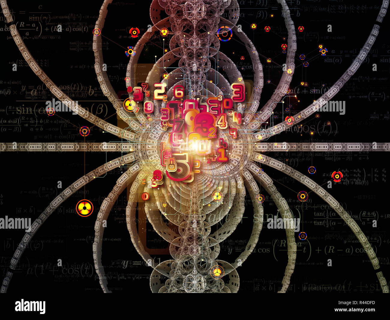 Metaphorical Math Design Stock Photo - Alamy