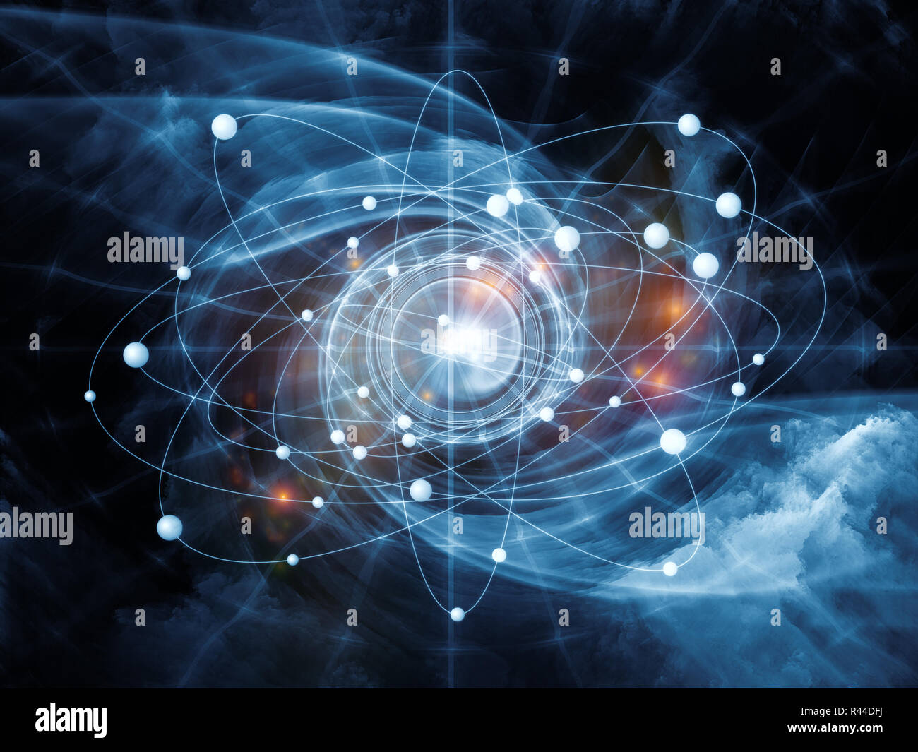 Atom background hi-res stock photography and images - Alamy