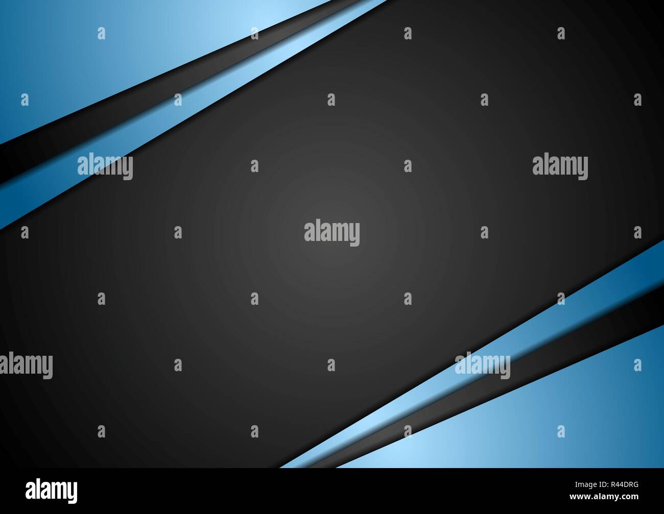 Black and blue abstract design Stock Photo - Alamy