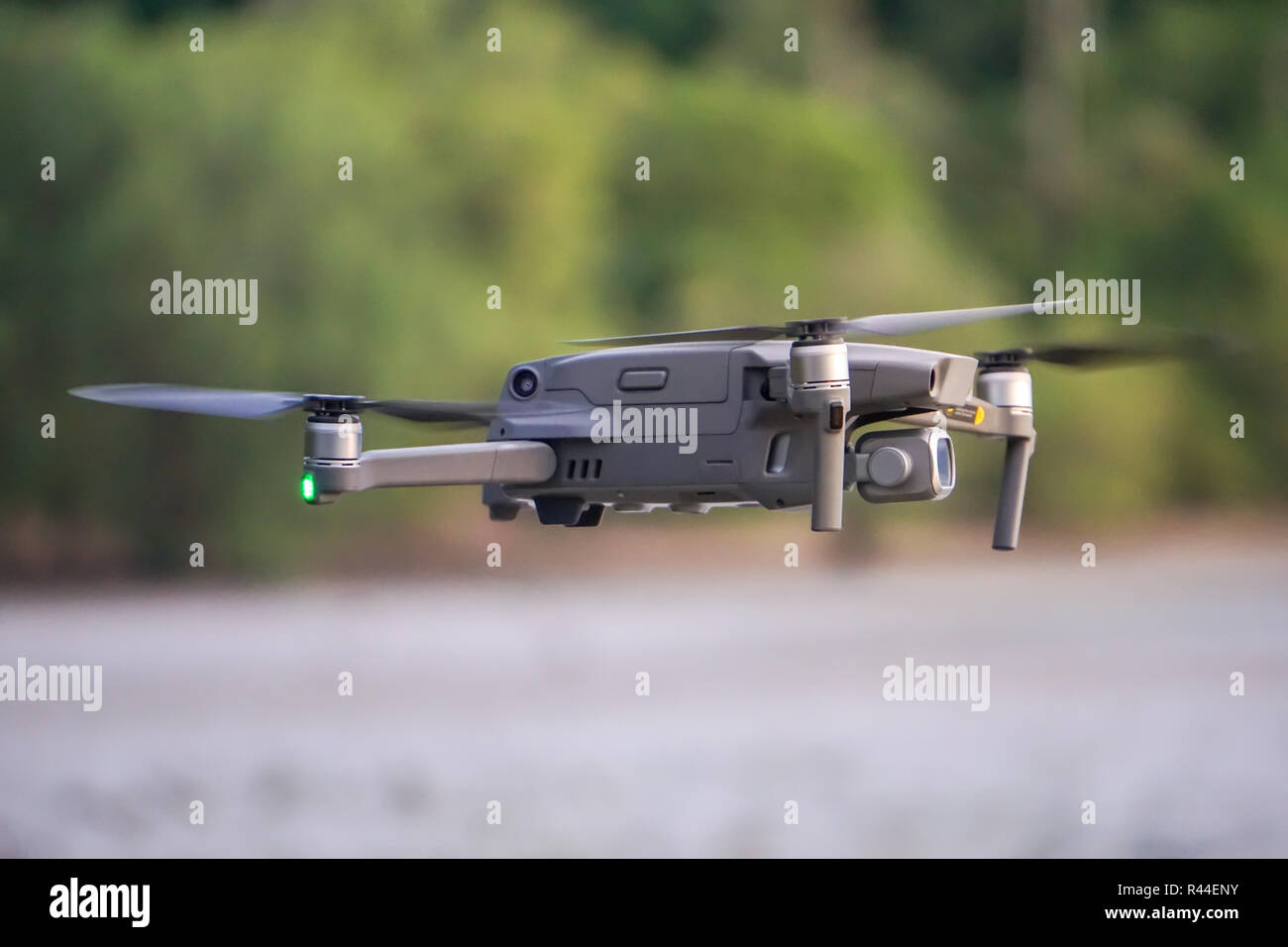 Aerial drone video green corn hi-res stock photography and images - Alamy