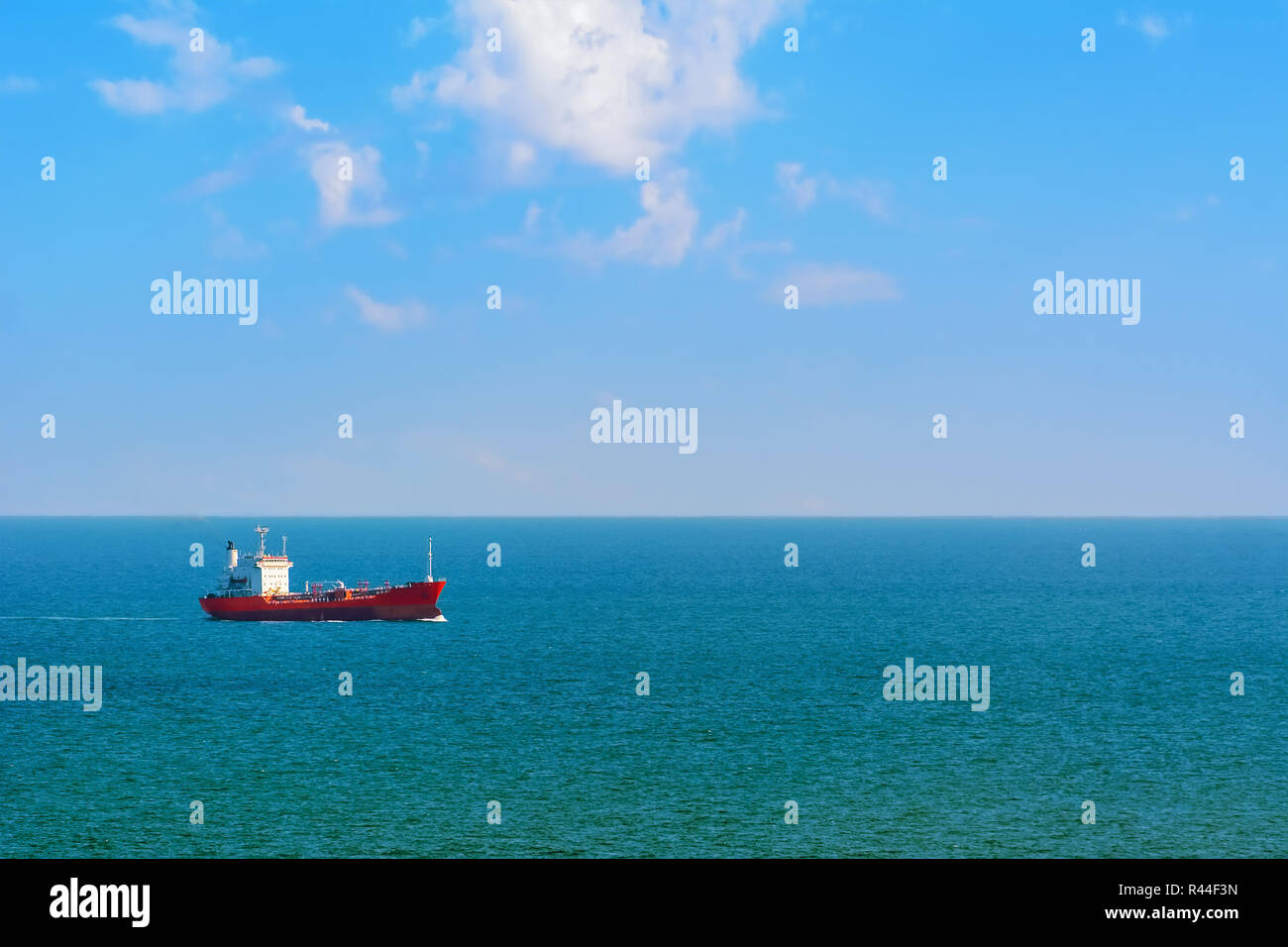 Oil Tanker in the Sea Stock Photo - Alamy
