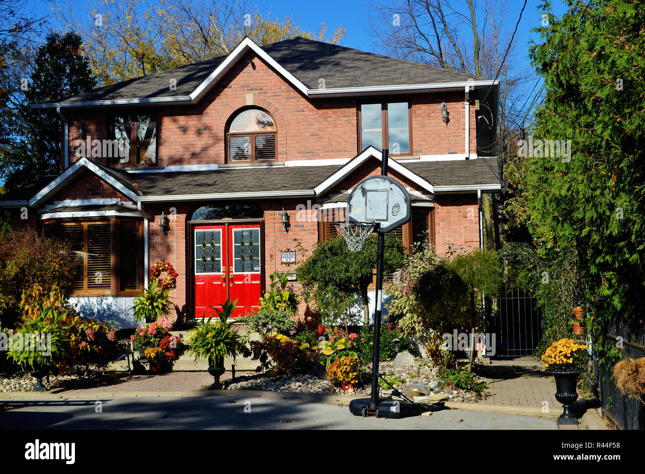 Beautiful big house in country Stock Photo - Alamy