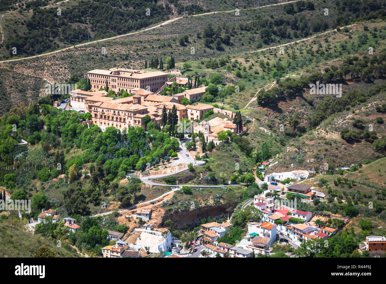 traditional spanish architecture. spanish buildings,houses Stock Photo ...