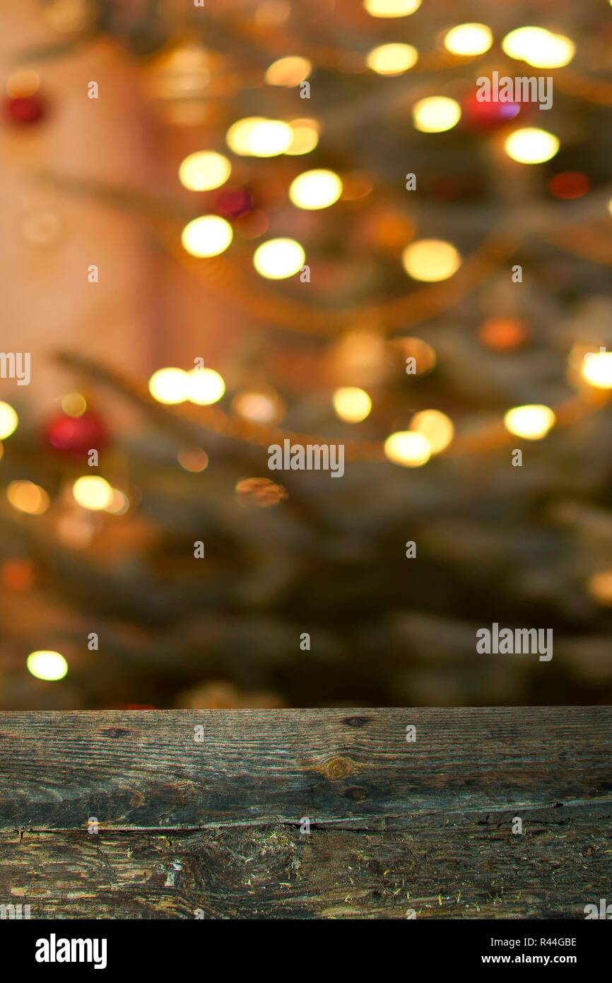 christmas background with table Stock Photo - Alamy