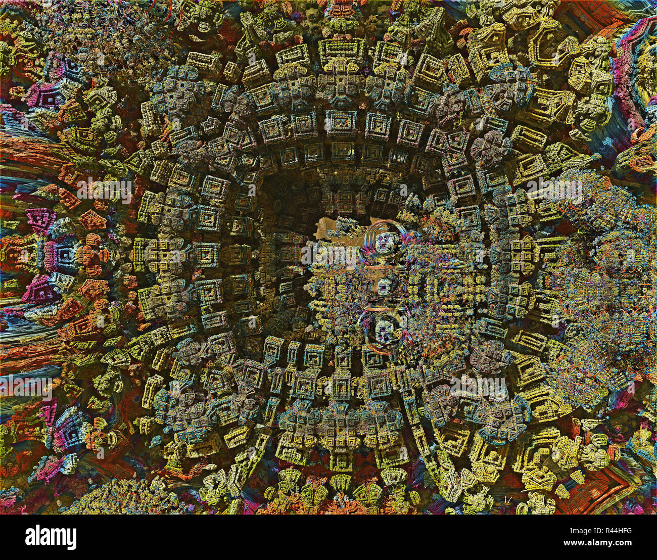 fractals computer graphics Stock Photo - Alamy