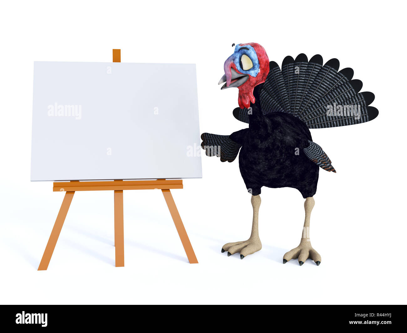 Cartoon illustration funny comic turkey hi-res stock photography and ...