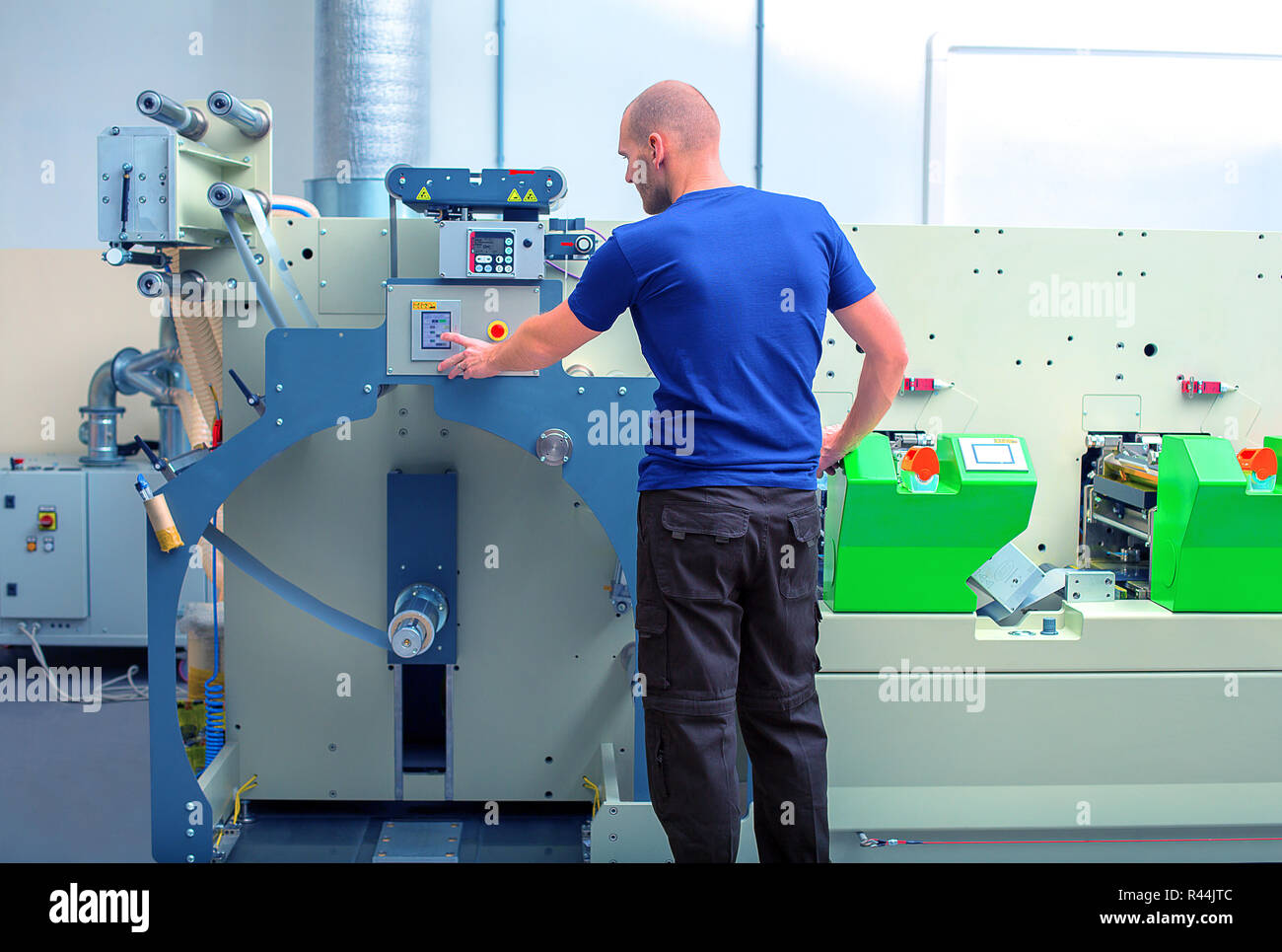 Printing plate cylinder hi-res stock photography and images - Alamy