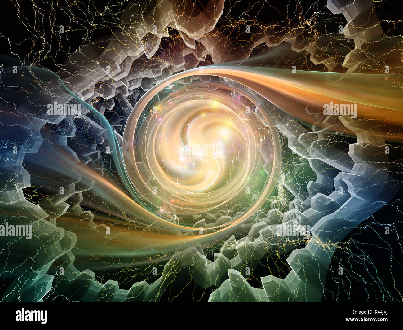 Inner Life of Abstract Visualization Stock Photo - Alamy