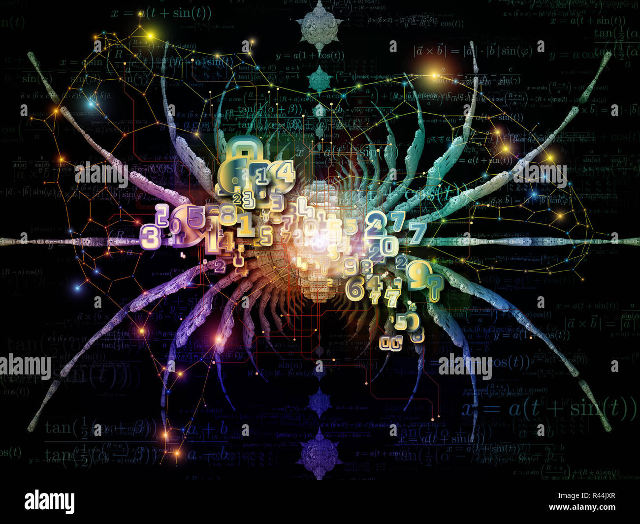 Paradigm of Math Design Stock Photo - Alamy